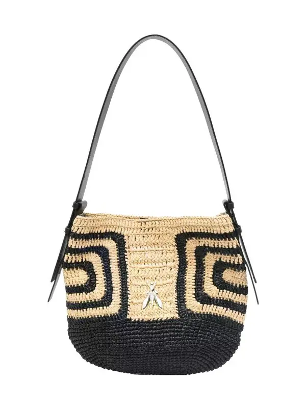 Patrizia Pepe Raffia Beach Bag - Yellow