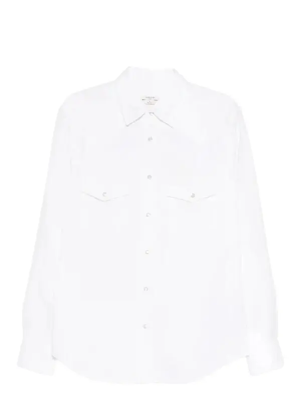 Jacob Cohen Long-sleeve Pocket Shirt - White