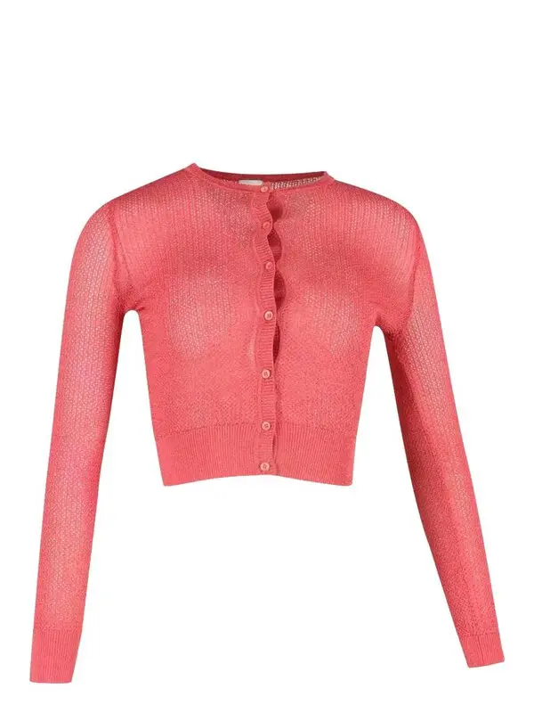 Missoni Button-front Cropped Cardigan - Pink
