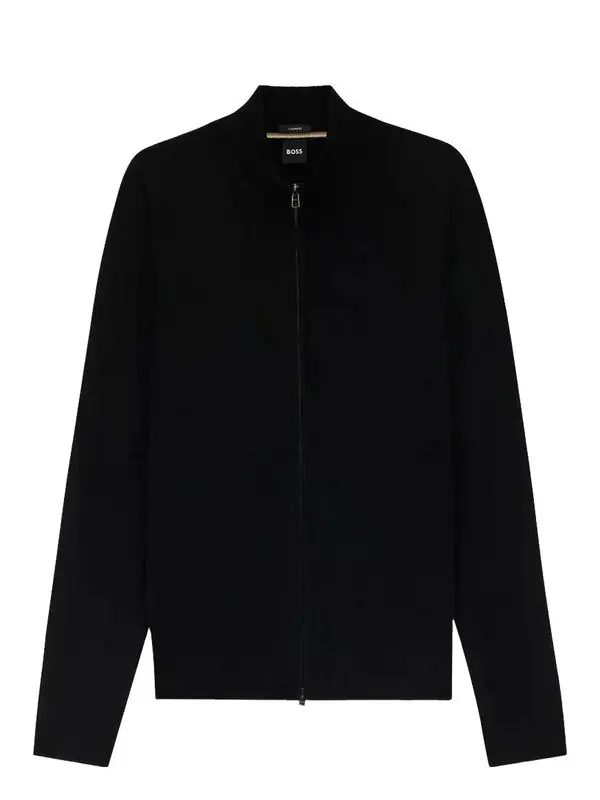 BOSS Long-sleeved Cardigan - Black