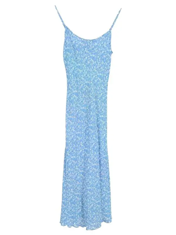 REFORMATION Floral-print Midi Dress - Blue