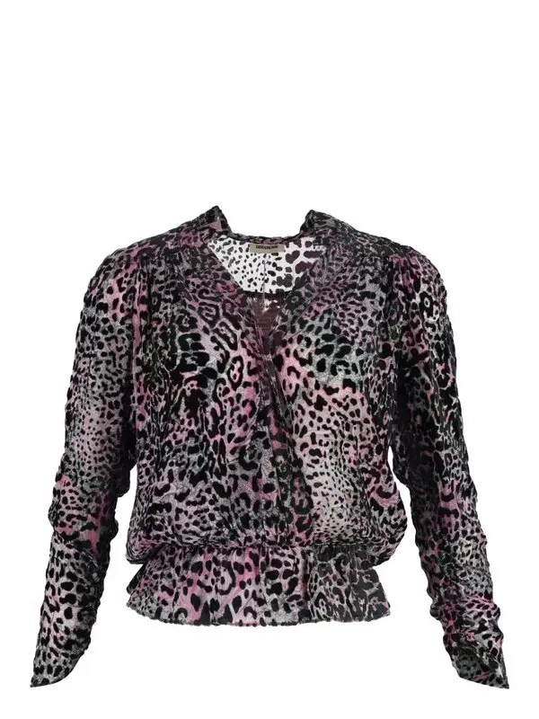 Zadig&Voltaire Leopard-print Blouse - Black