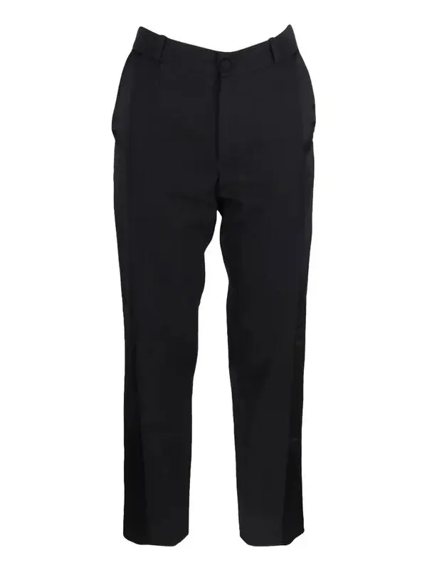 LANVIN Straight-leg Wool Trousers - Black