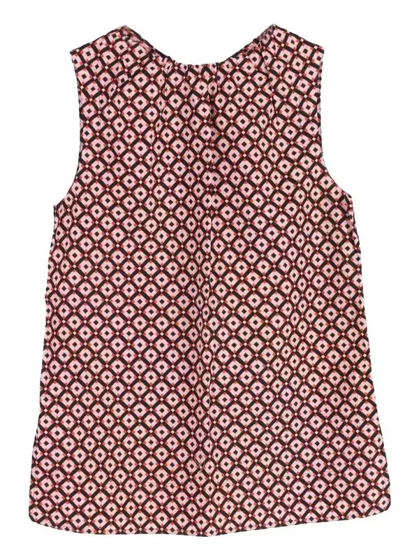 Marni Patterned Sleeveless Blouse - Pink