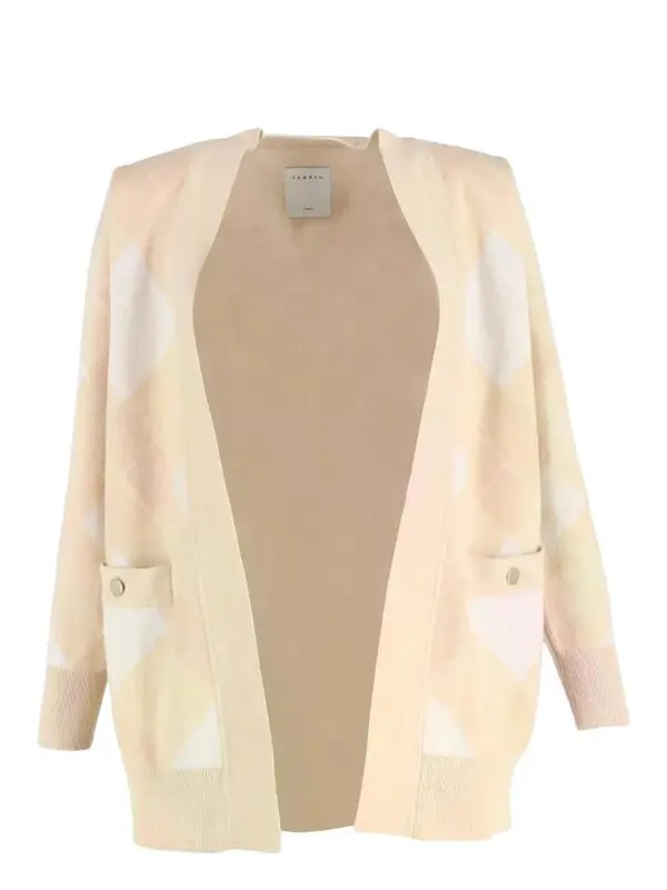 Sandro Open Front Cardigan - Neutrals