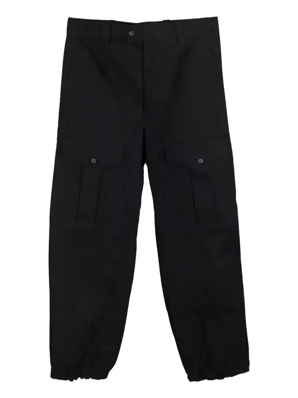 Alexander McQueen Cotton Cargo Pants - Black