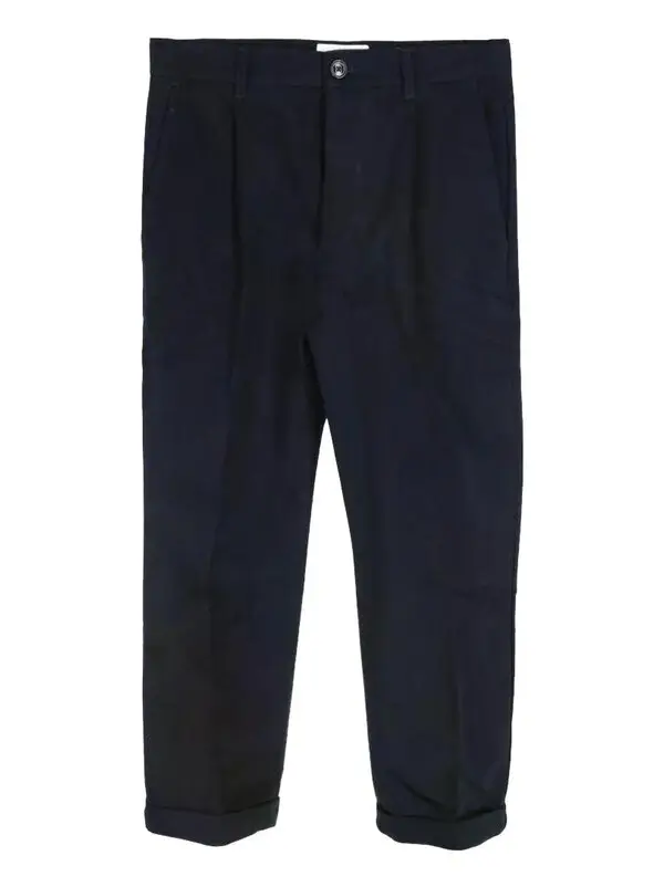 Ami Cotton Trousers - Blue
