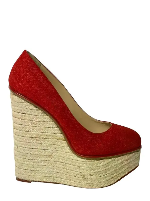 CHARLOTTE OLYMPIA Carmen Platform Espadrilles - Red