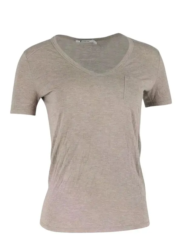 ALEXANDER WANG Scoop-neck T-shirt - Neutrals