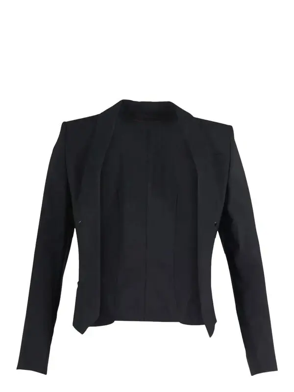 BOSS Slim-fit Cropped Blazer - Black