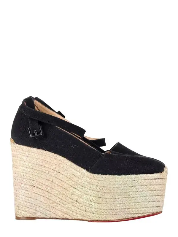 CHRISTIAN LOUBOUTIN Dehia Platform Wedge - Black