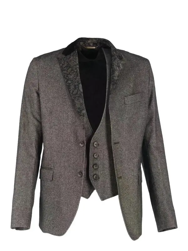 Dolce & Gabbana Single-breasted Jacket Set - Grey