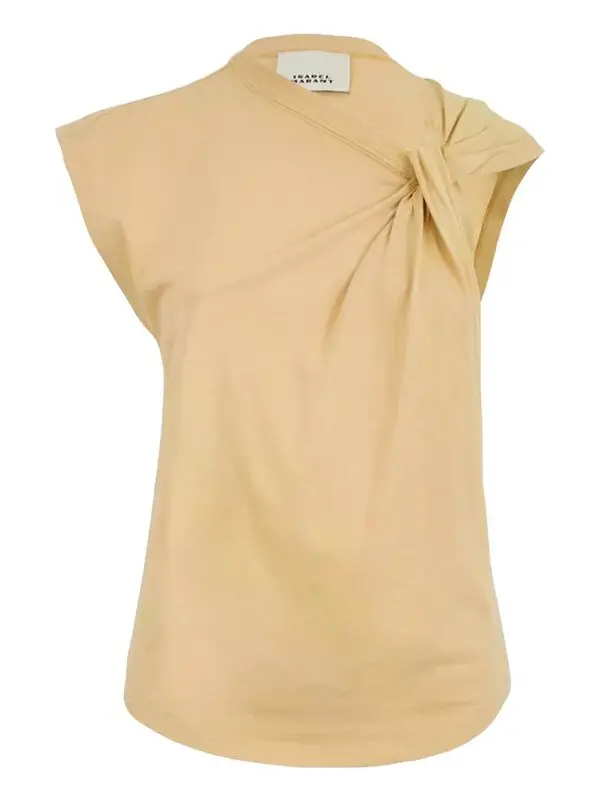 Isabel Marant Nayda Twisted T-shirt - Neutrals