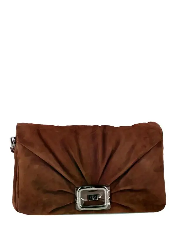 ROGER VIVIER Vintage Suede Crossbody Bag - Brown