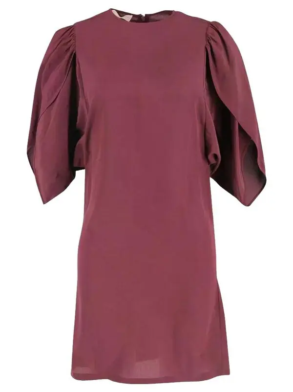 Stella McCartney Puff-sleeve Shift Dress - Red
