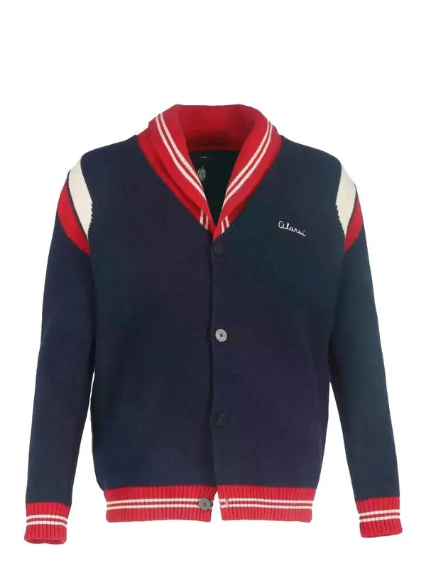 Alanui Buttoned Striped Jacket - Blue