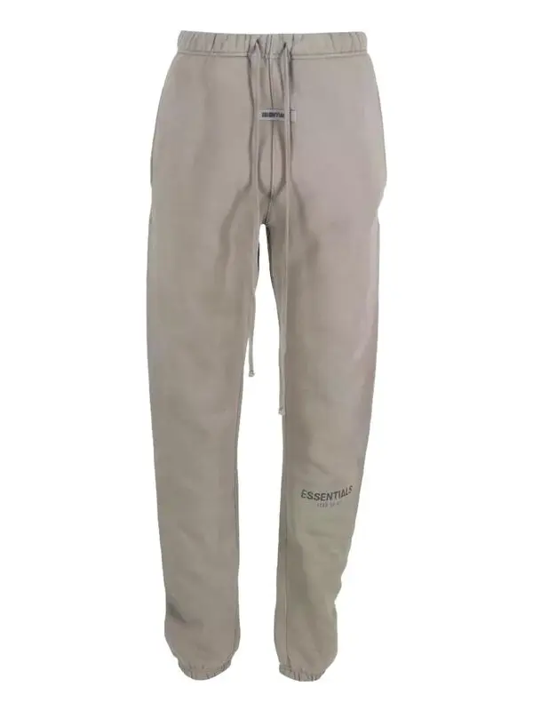 Fear Of God Logo-print Track Pants - Neutrals
