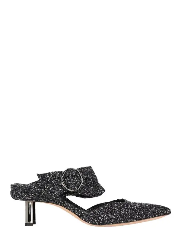 NICHOLAS KIRKWOOD Bouclé Mules - Black