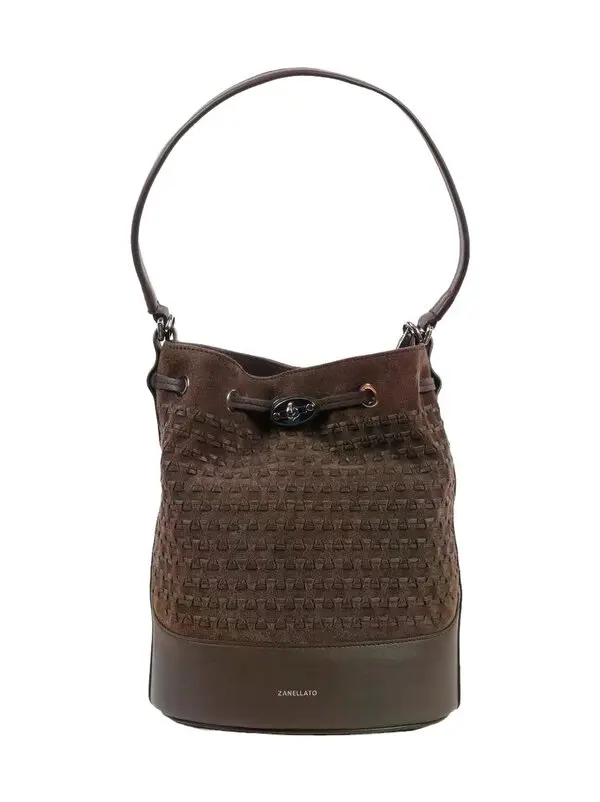 ZANELLATO Monda Leather Bucket Bag - Brown