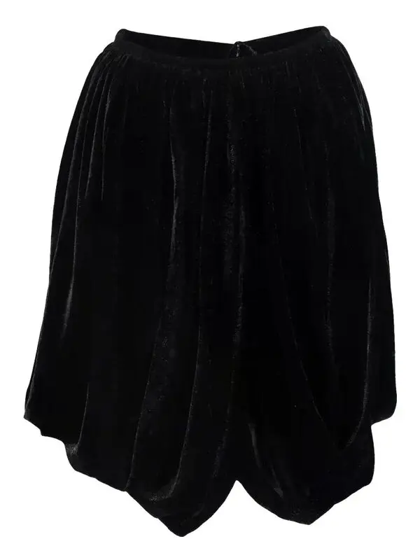 Alaïa Asymmetric Mini Skirt - Black
