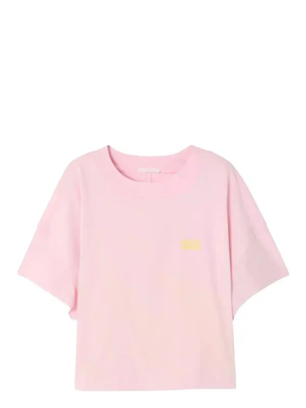 American Vintage Short-sleeve Crew-neck T-shirt - Pink