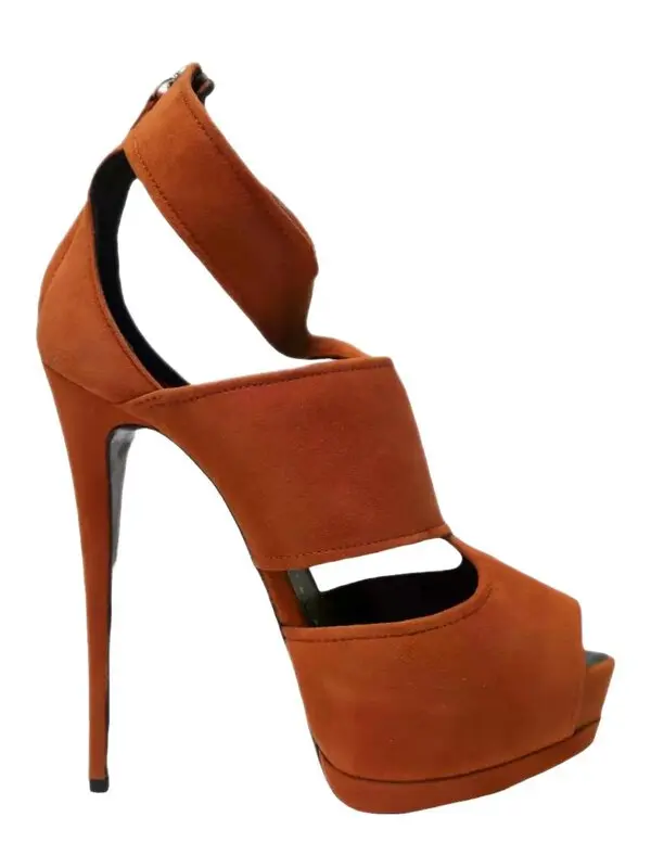 GIUSEPPE ZANOTTI Sharon Platform Pumps - Orange