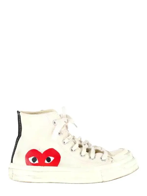 Comme Des Garçons X Converse Chuck 70 High-top Sneakers - Neutrals