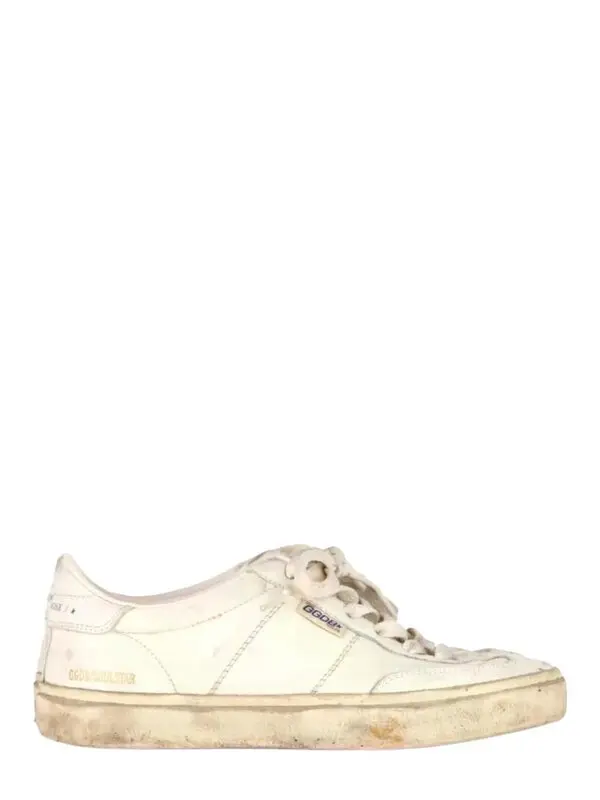 GOLDEN GOOSE Soul Star Leather Sneakers - White