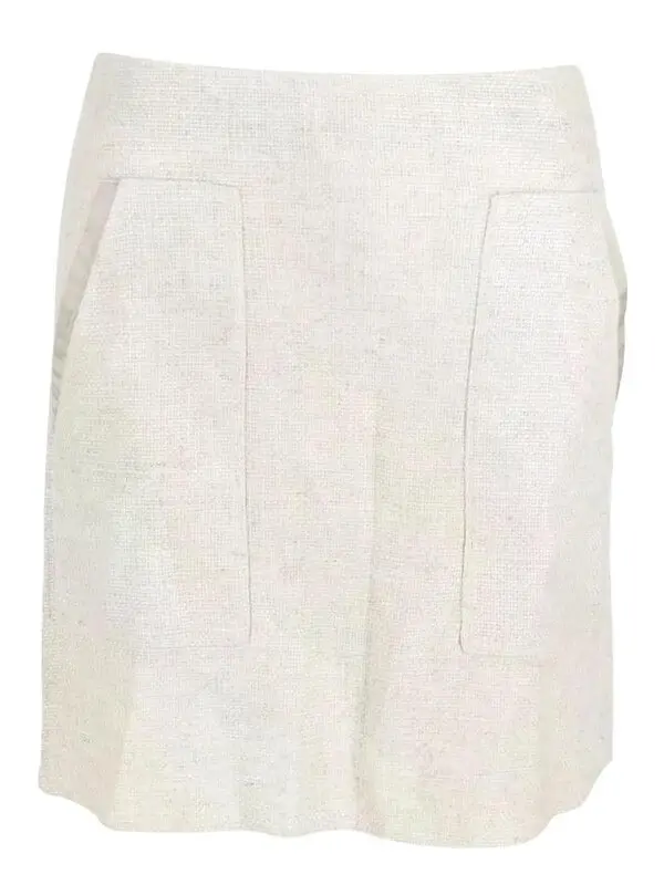 Giorgio Armani Suit Mini Skirt - Neutrals