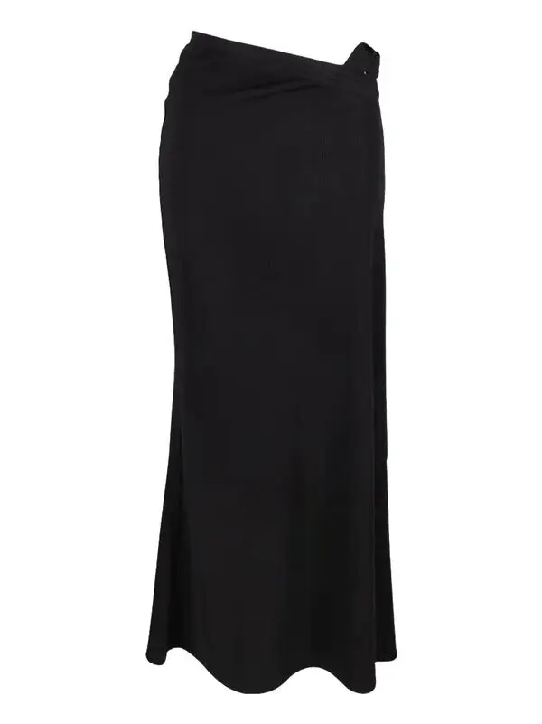 Christopher Esber Dual-linked Flared Midi Skirt - Black