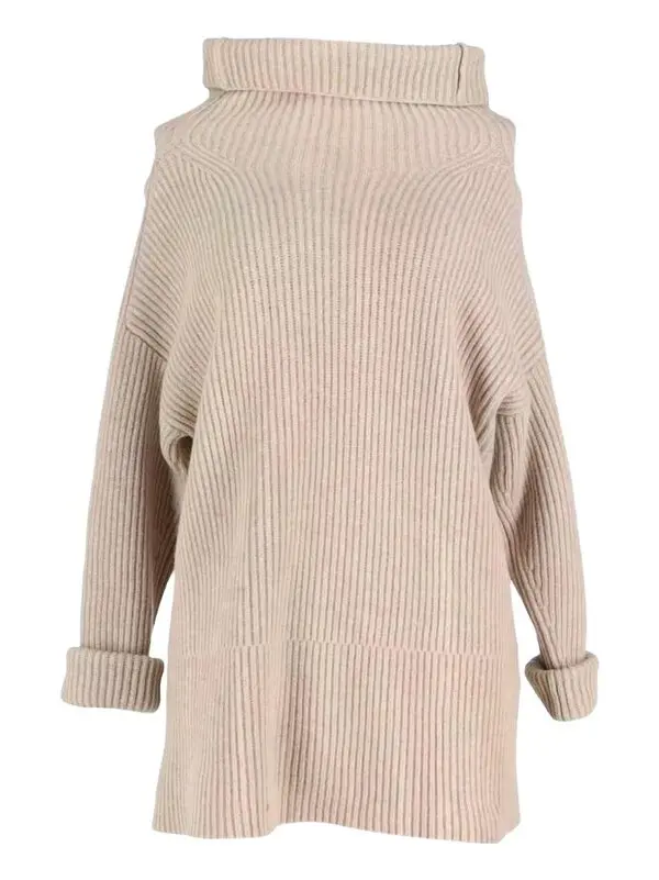JOSEPH Knitted Oversized Sweater - Neutrals