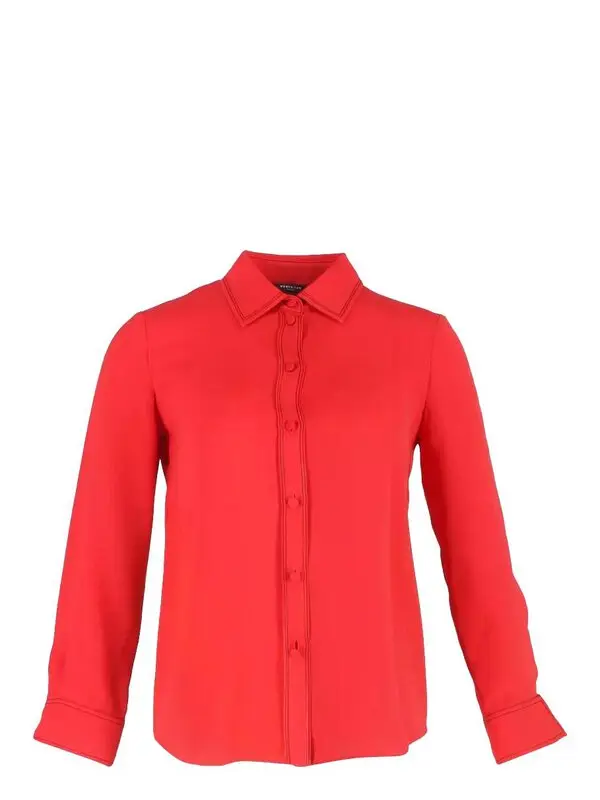 Derek Lam 10 Crosby Button-down Cotton Shirt - Red