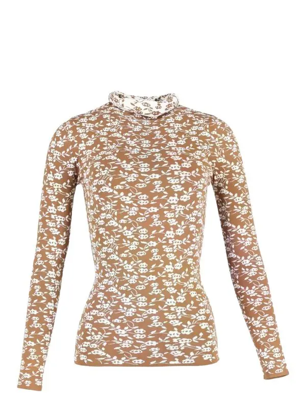 Dodo Bar Or Printed Long-sleeve Top - Brown