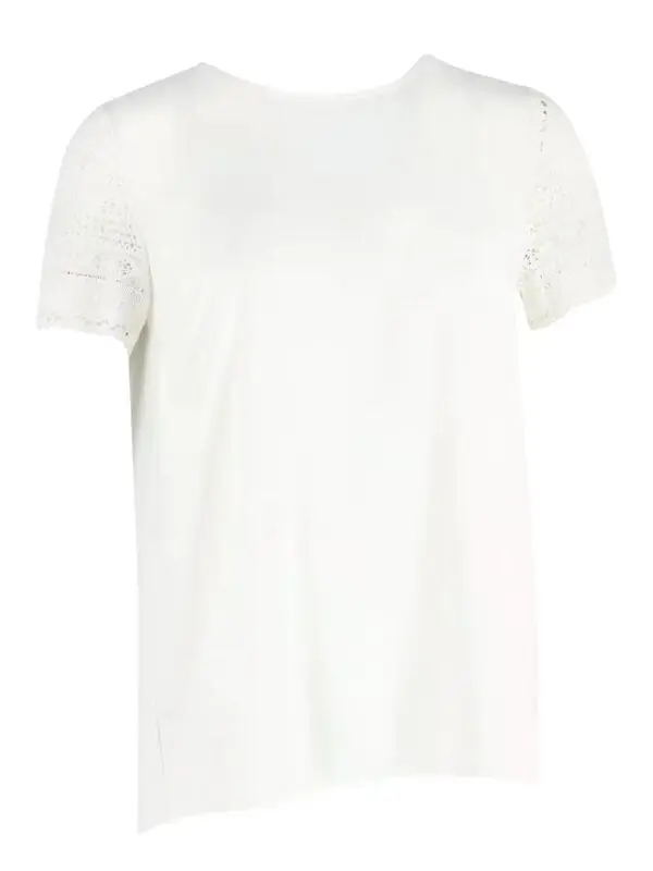 Michael Kors Short-sleeve Crew-neck Top - White