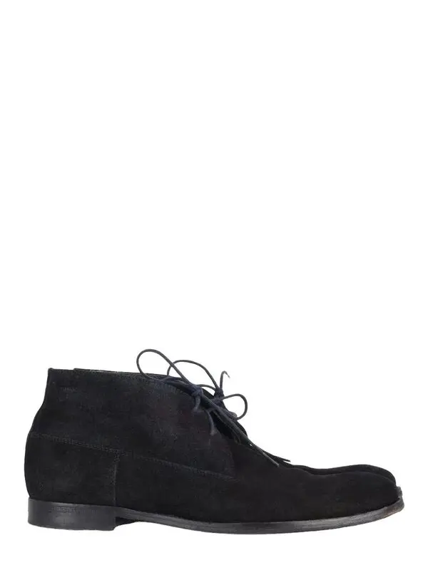 BOSS Suede Ankle Boots - Black