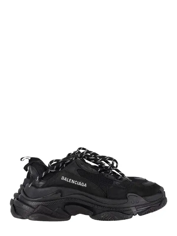 Balenciaga Triple S Chunky Sneakers - Black