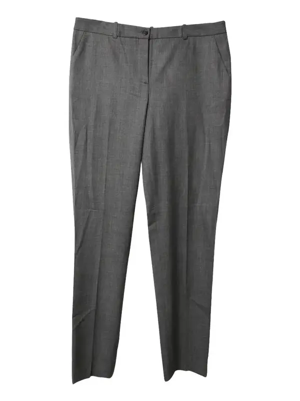 Michael Kors Pressed-crease Tailored Trousers - Grey