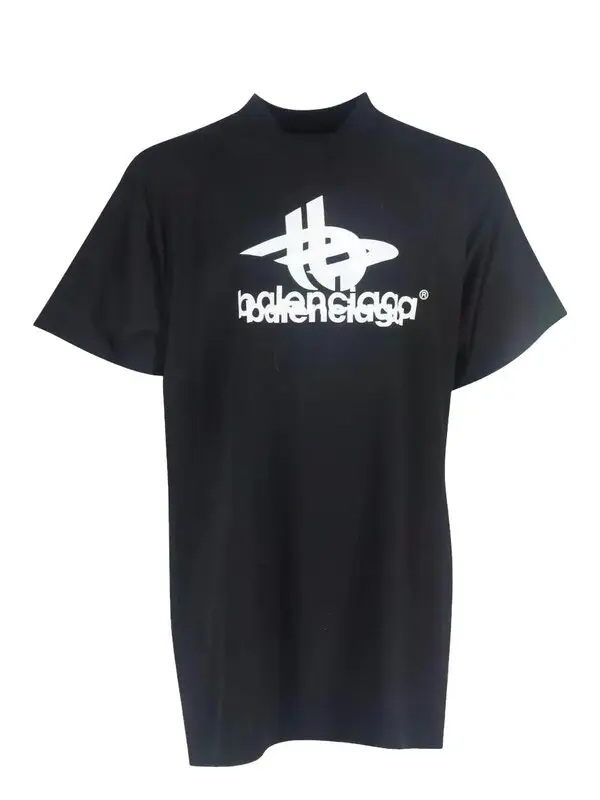 Balenciaga Logo-print T-shirt - Black