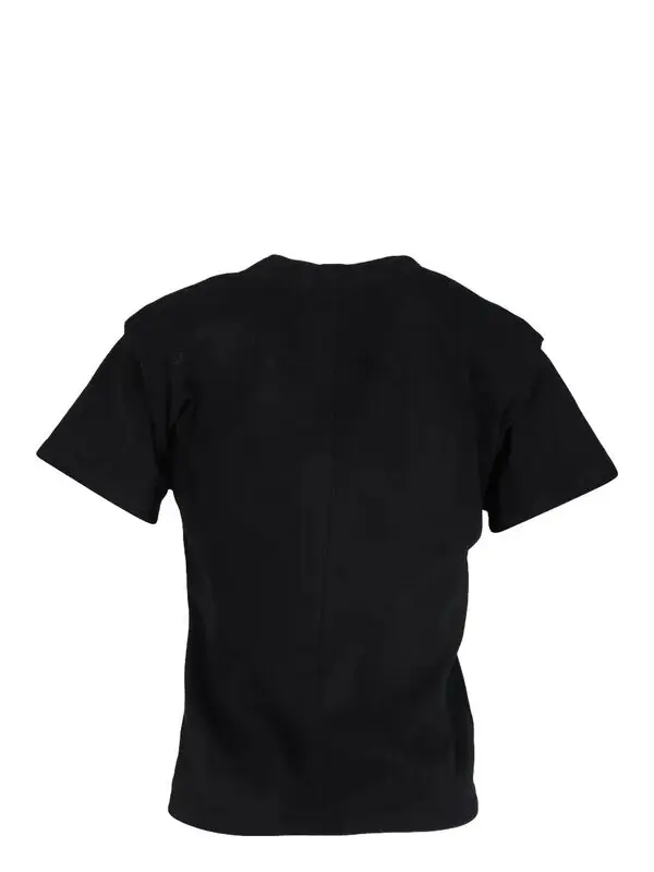 ISABEL MARANT VINTAGE Vintage Front-tie T-shirt - Black