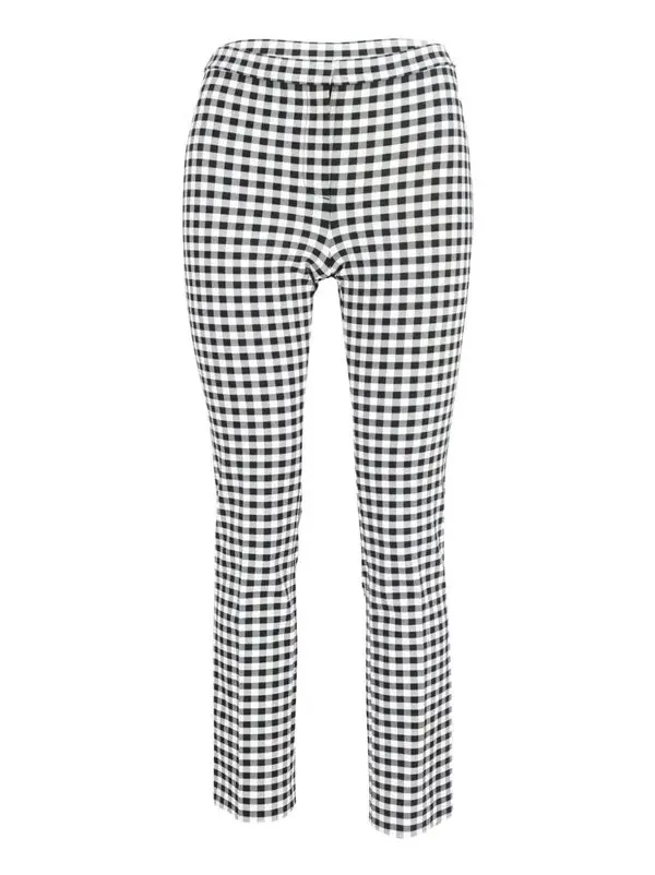 Theory Check Pattern Trousers - White