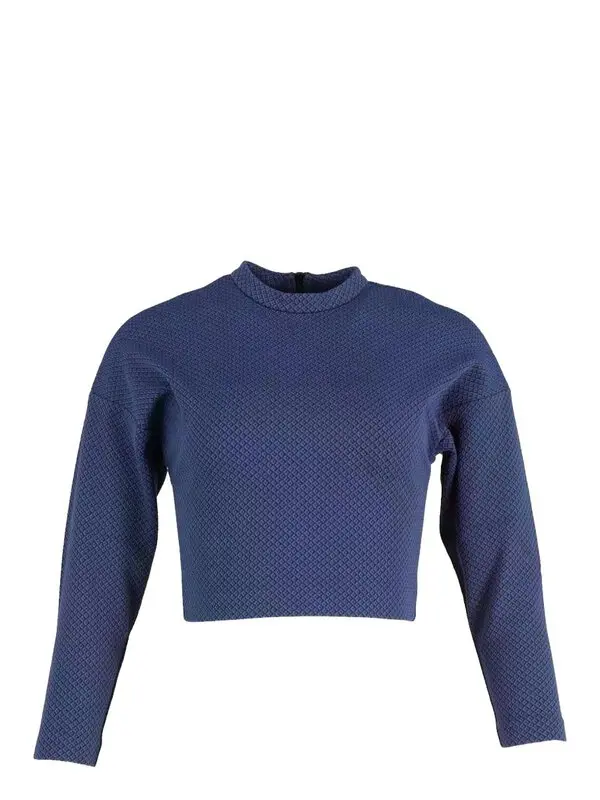 Pinko Mock-neck Crop Top - Blue