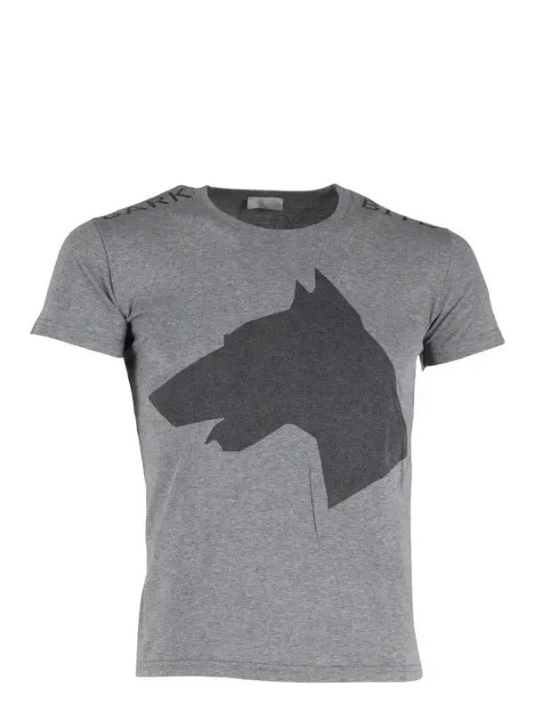 Dior Dark Bite Dog-graphic T-shirt - Grey