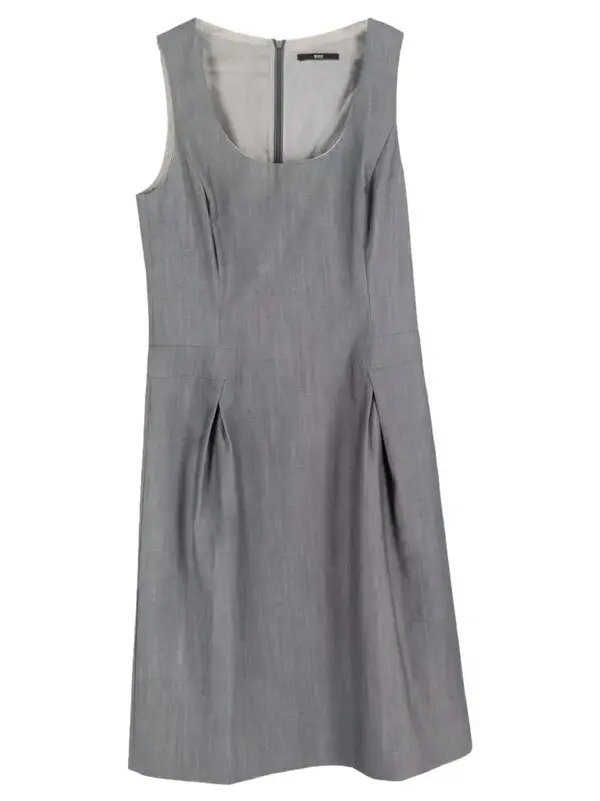BOSS Sleeveless Mini Dress - Grey