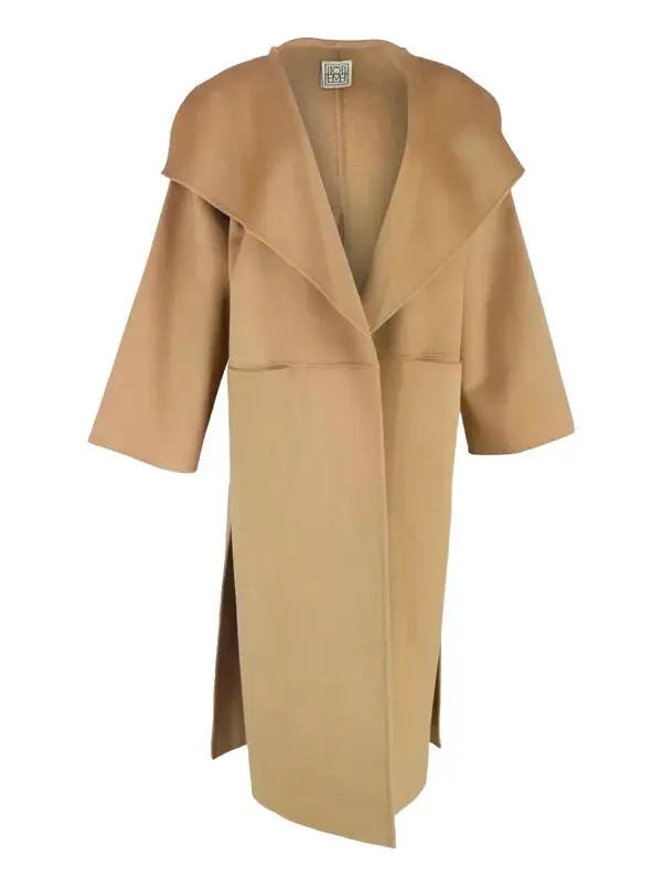TOTEME Signature Wool Coat - Neutrals