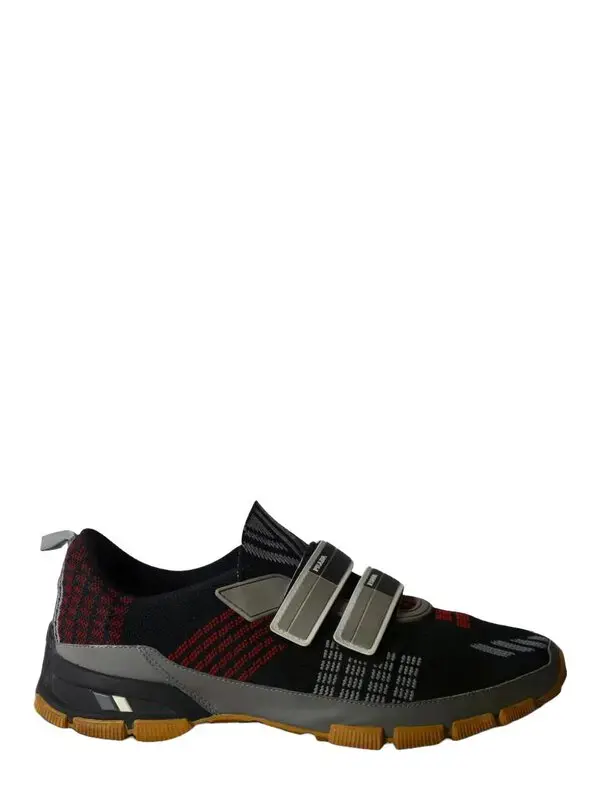 Prada Cross Section Knit Sneakers - Black