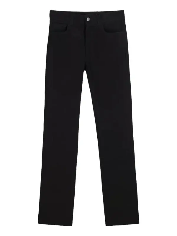 JOSEPH Straight-leg Cotton Jeans - Black