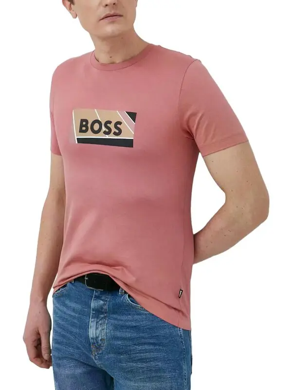 BOSS Graphic-print T-shirt - Pink