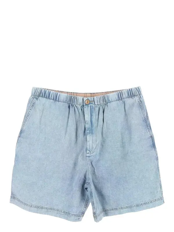 Gucci Button-fastening Denim Shorts - Blue