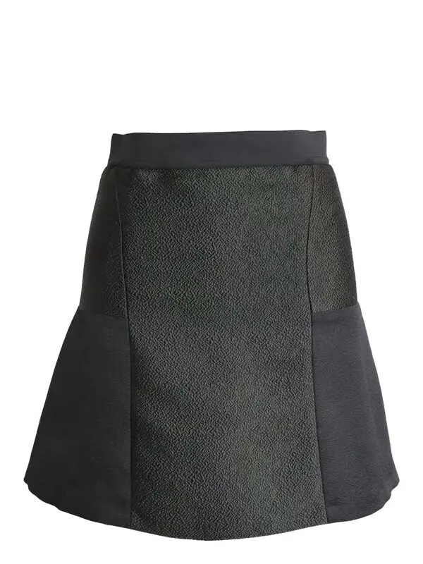 Sandro Flared Mini Skirt - Black