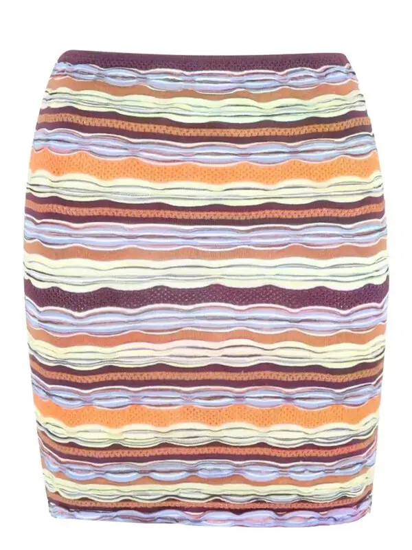 Missoni Zigzag-patterned Mini Skirt - Neutrals